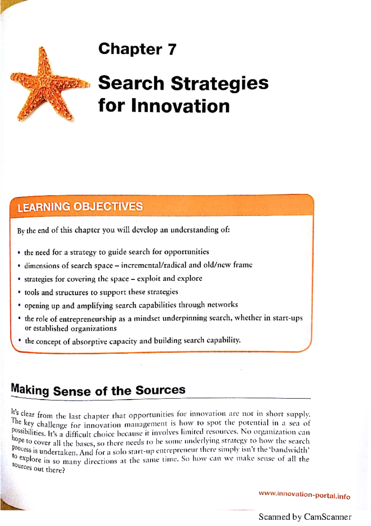 Chapter 7 - Summary Innovation and Entrepreneurship - Chapter 7 Search ...