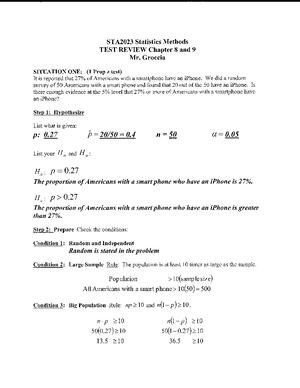 Blank STA2023 Test 4 A (Ch 8 and 9) - Second Variation - STA2023 ...