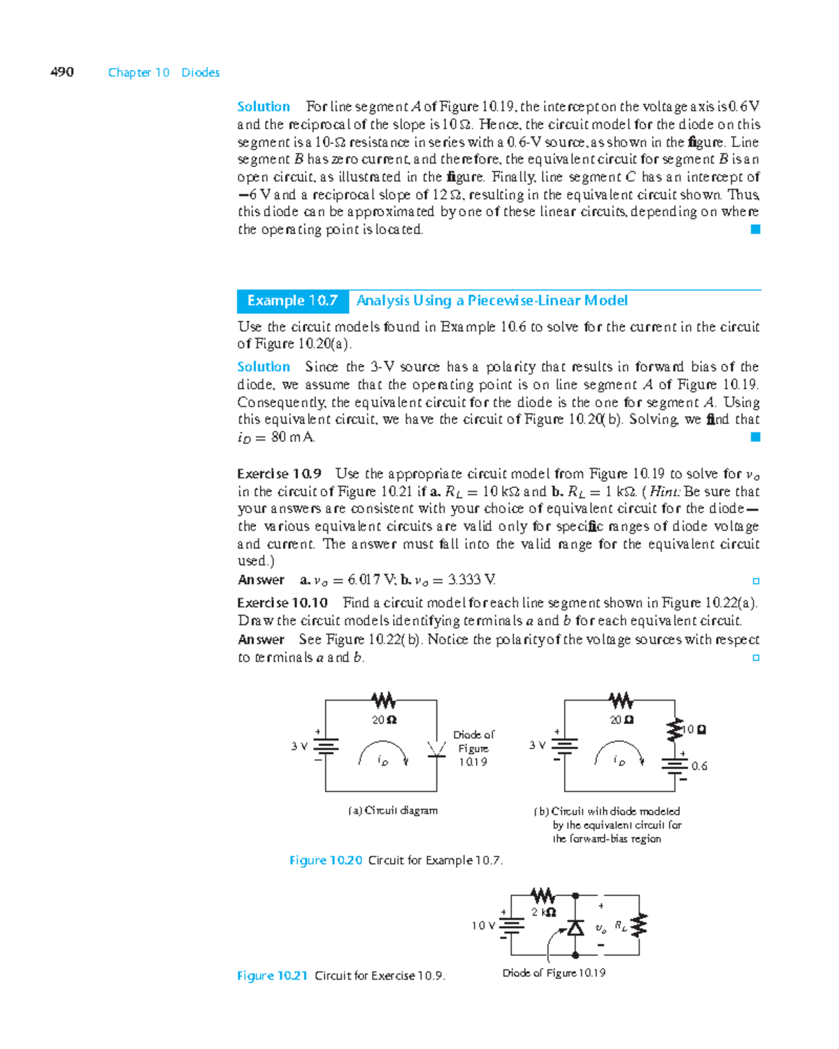 X5 - helpful - 490 Chapter 10 Diodes Solution For line segment A of ...