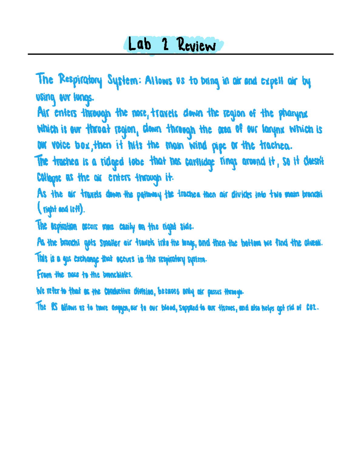 Lab 2 Review - Here are some notes that I took to prepare for the lab ...