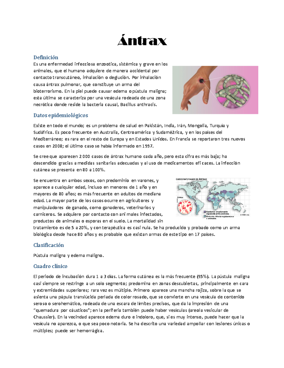 Antrax & eritrasma - Resumen Dermatología - Ántrax Definición Es una ...