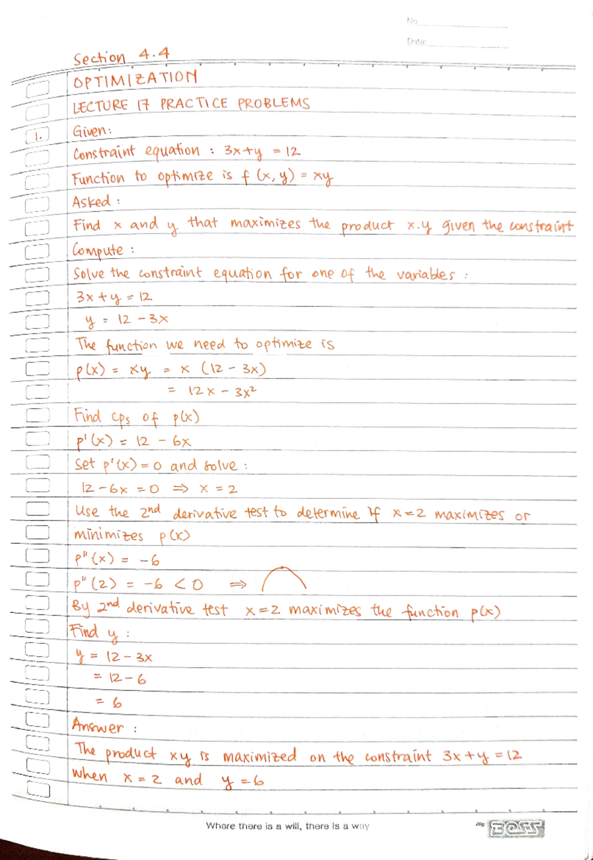 MATH2200 Calc I Optimization - MATH 2200 - Studocu