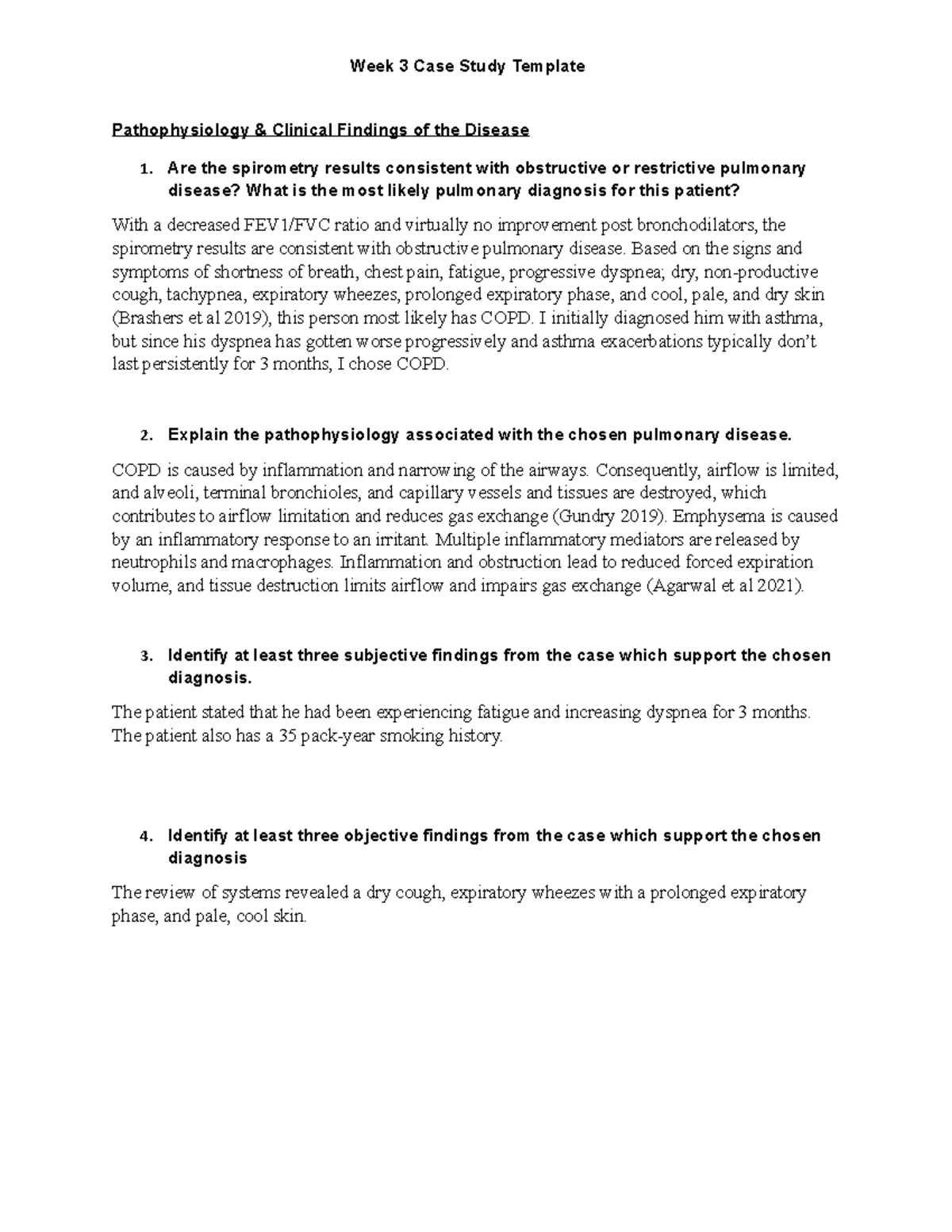 NR507 Week3 Case Study Respiratory - Week 3 Case Study Template ...