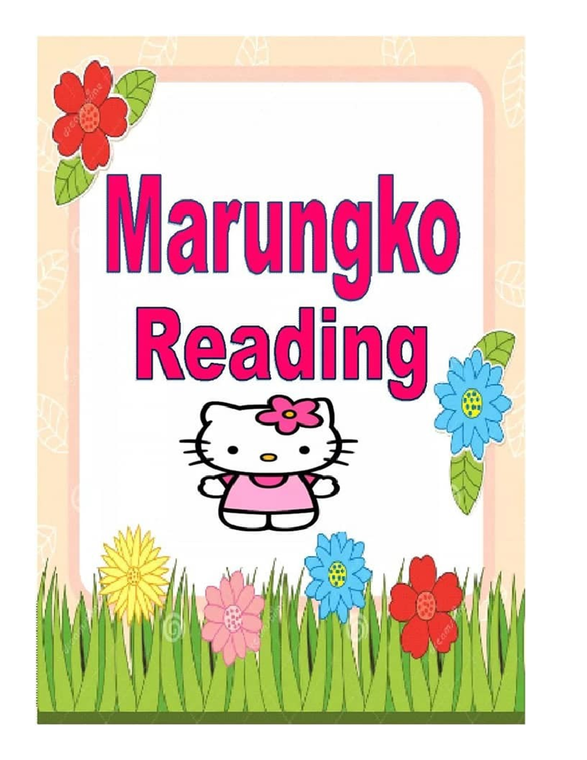 Marungko Approach in Reading - Social Psychology - Studocu
