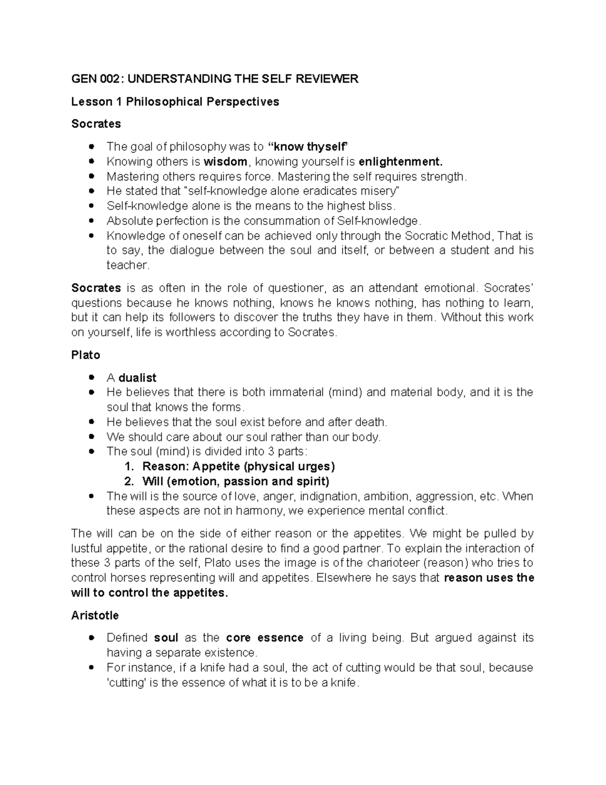 GEN-002 -Understanding-the-Self - GEN 002: UNDERSTANDING THE SELF ...