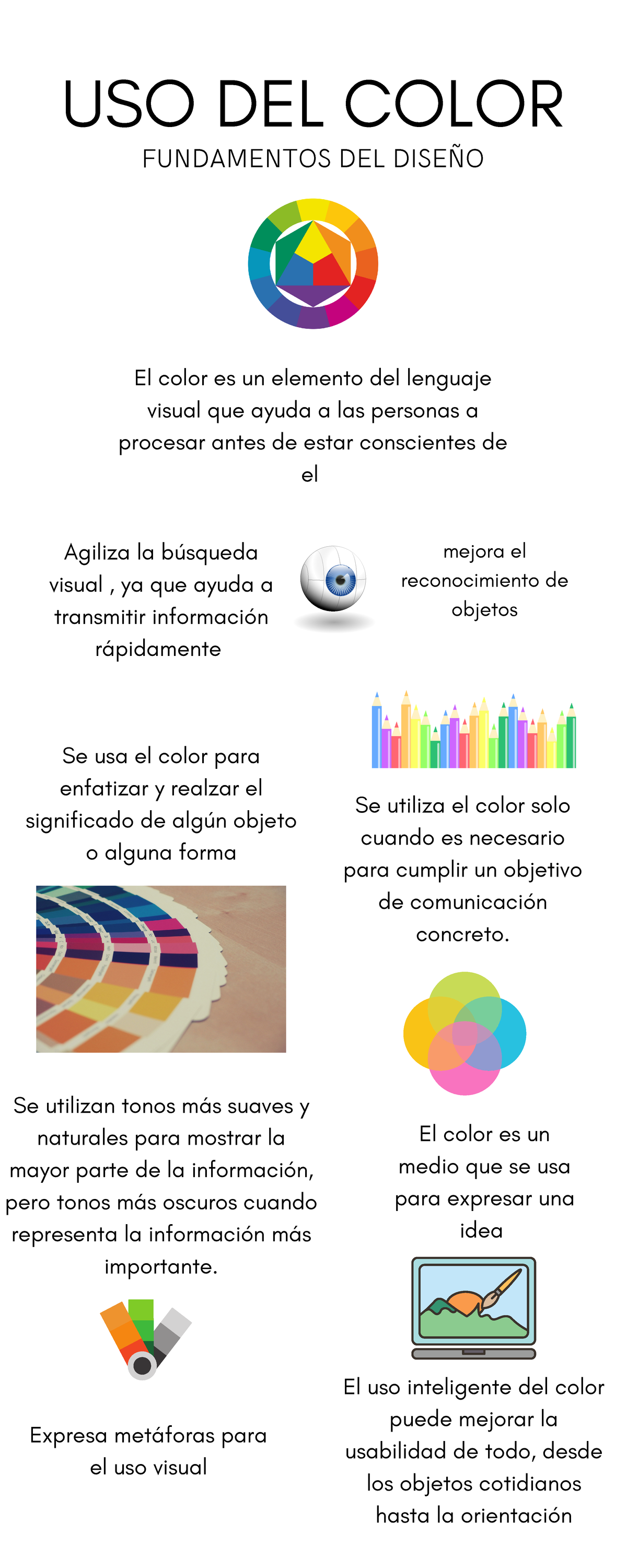 Uso del color - USO DEL COLOR FUNDAMENTOS DEL DISEÑO El color es un ...