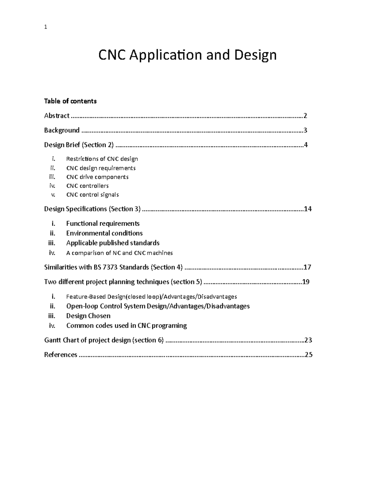 CNC Application and Design 5000 - CNC Application and Design Table of ...