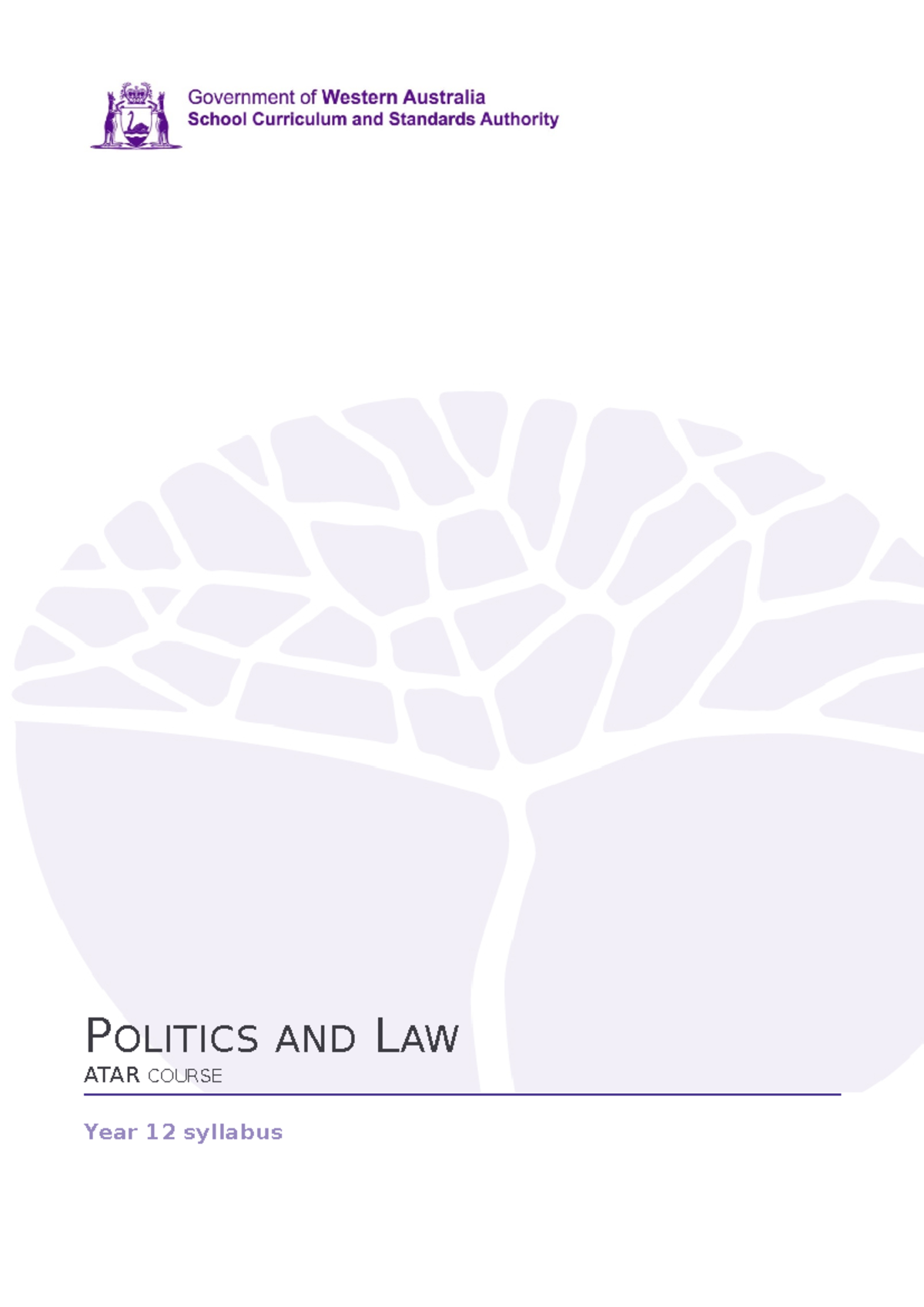 Politics and Law Y12 Syllabus ATAR GD 2022 - POLITICS AND LAW ATAR ...