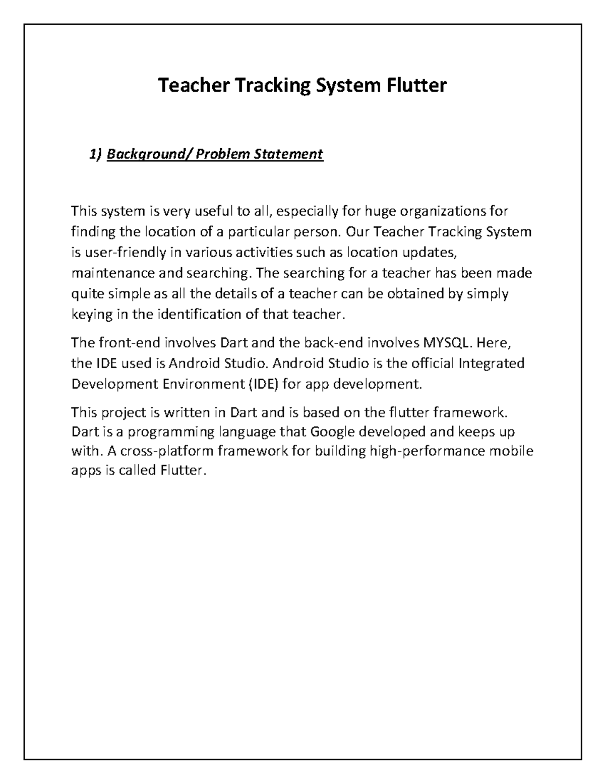 A208 - it provide a huge knowldge - Teacher Tracking System Flutter ...
