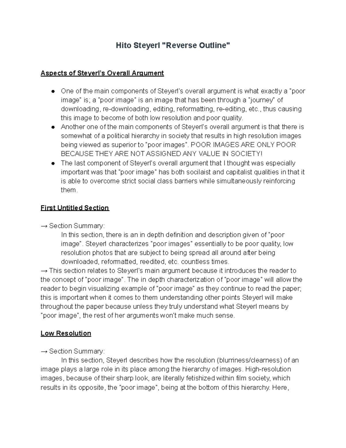 Hito Steyerl Reverse Outline - Hito Steyerl "Reverse Outline" Aspects ...