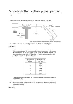 Preliminary Chemistry Notes Module 1 - Module 1: Properties and ...