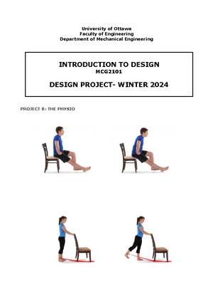 MCG 2101 Intro to Design Lecture Summaries - MCG 2101 Intro to Design Lecture Summaries Lecture ...