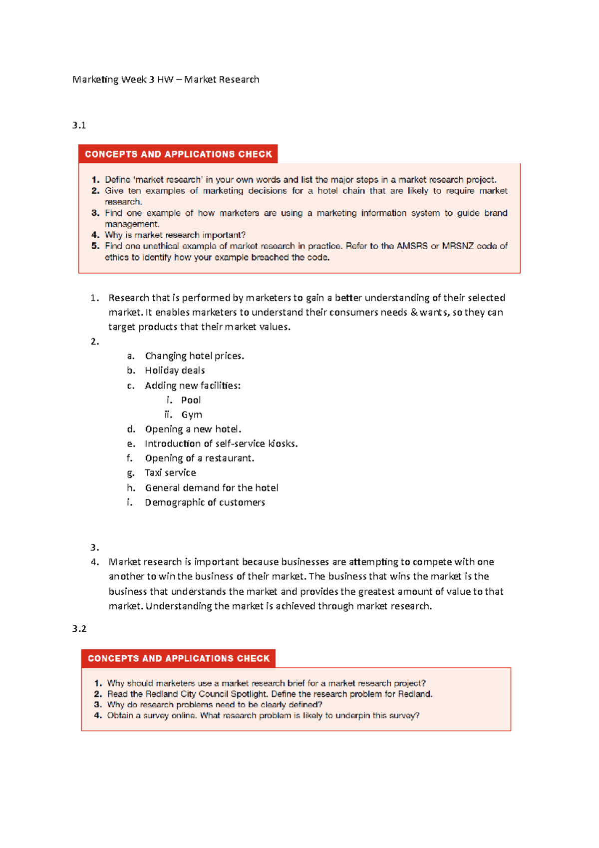 Marketing Week 3 HW - consumer behaviour - 024108 - Studocu