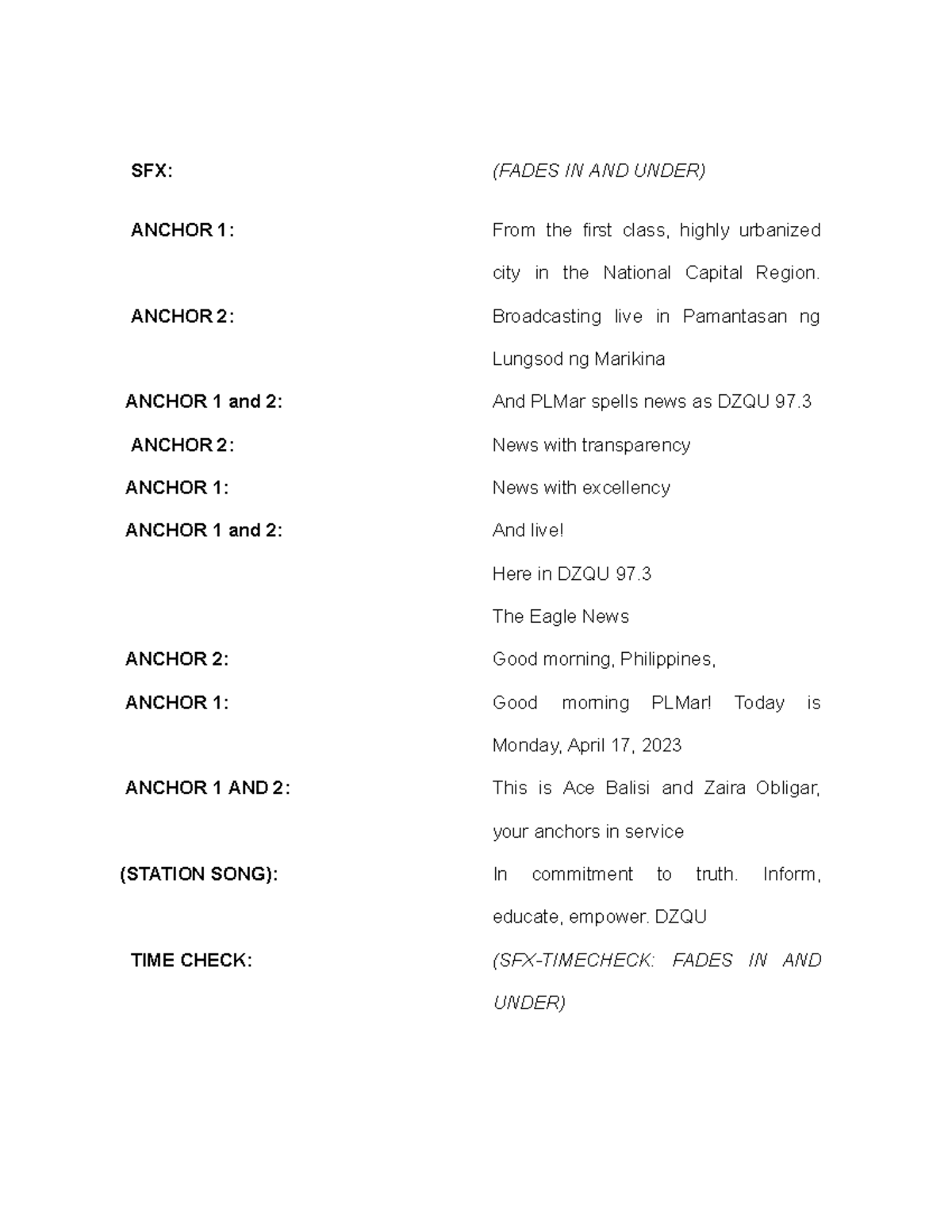 Script-1 - oedipus - SFX: (FADES IN AND UNDER) ANCHOR 1: ANCHOR 2 ...
