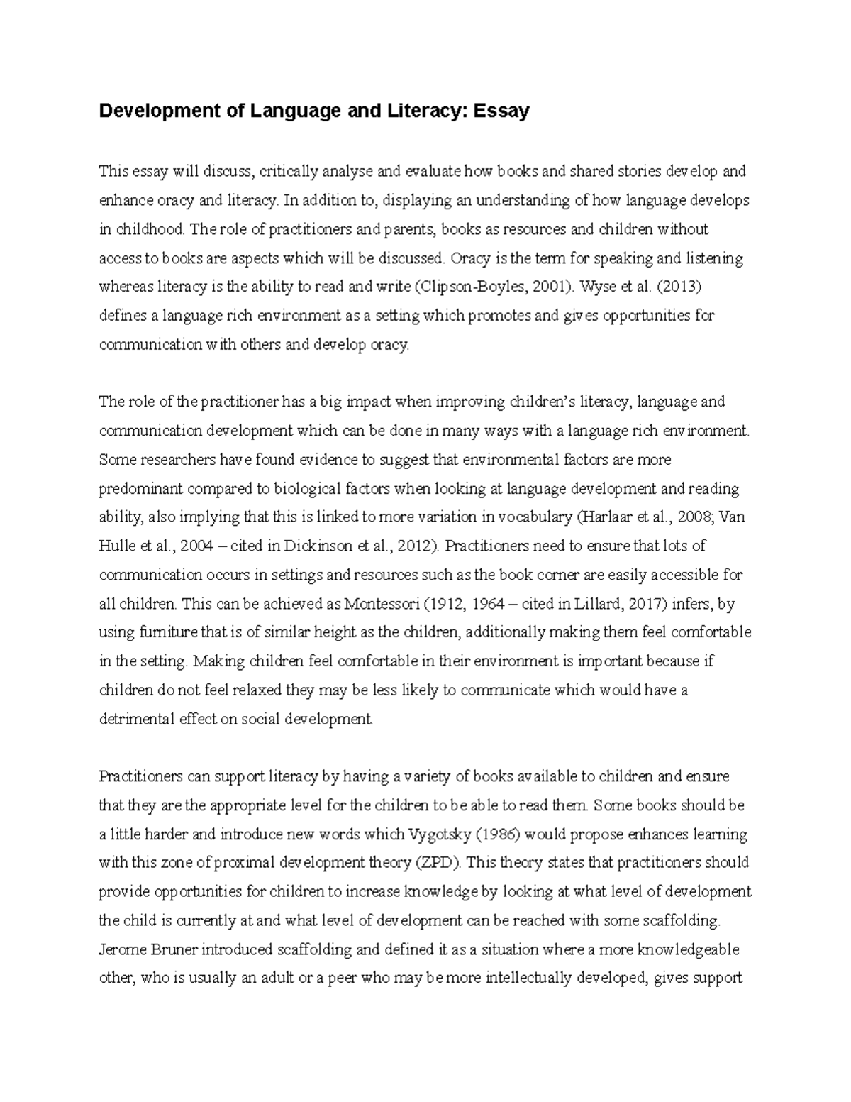 CLL Essay 994 Is About Communication And Language Development In cll-essay-994-is-about-communication-and-language-development-in