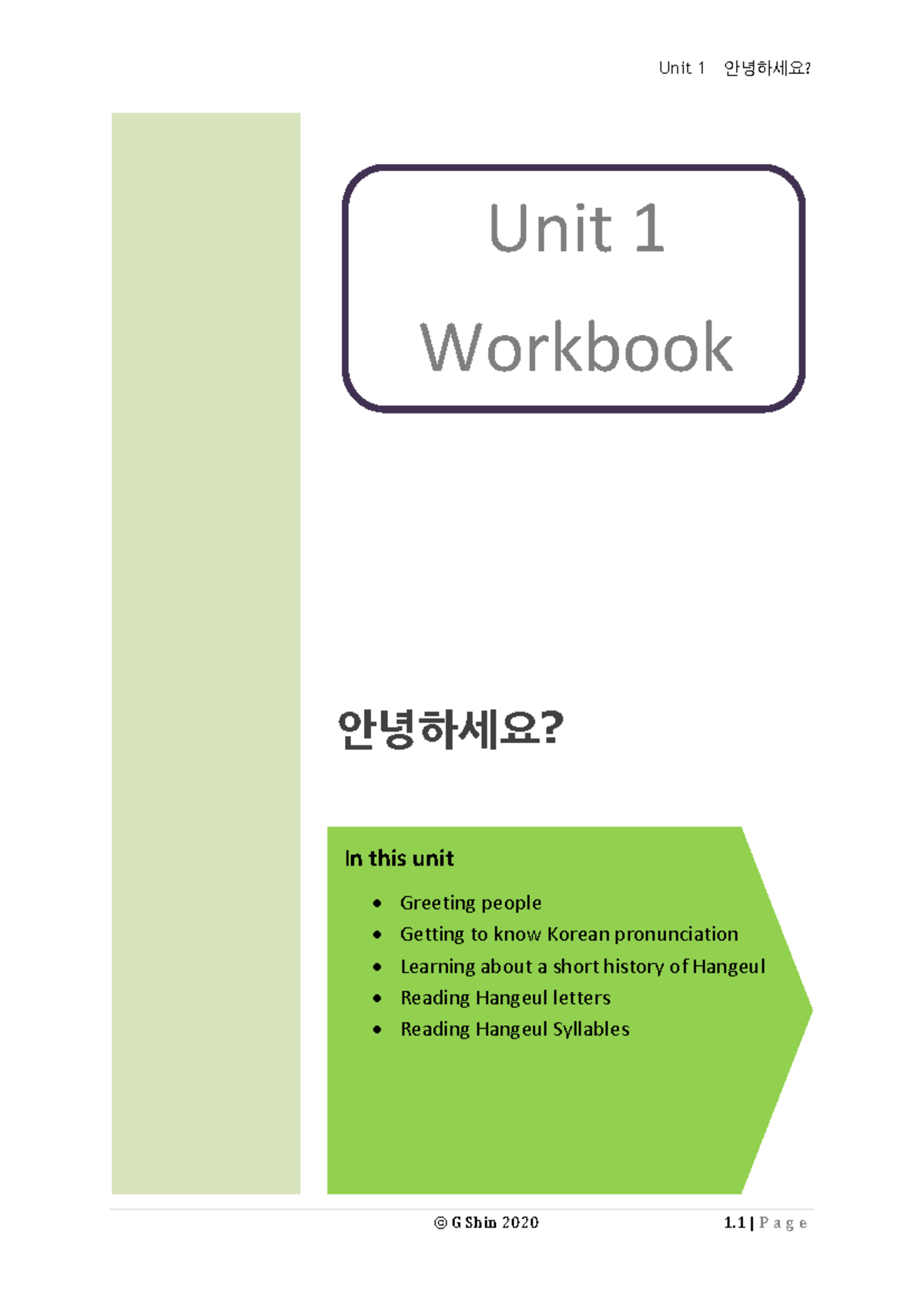Unit 01Ex Keys 2023 - Keys to the unit 1 exercises - Hello. I’m ... In ...