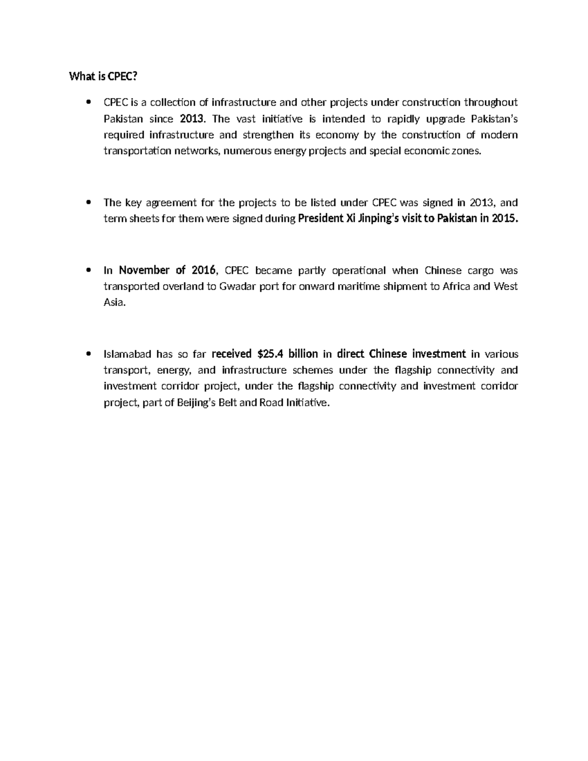 What is CPEC - China Pakistan Economic Corridor - What is CPEC? CPEC is ...