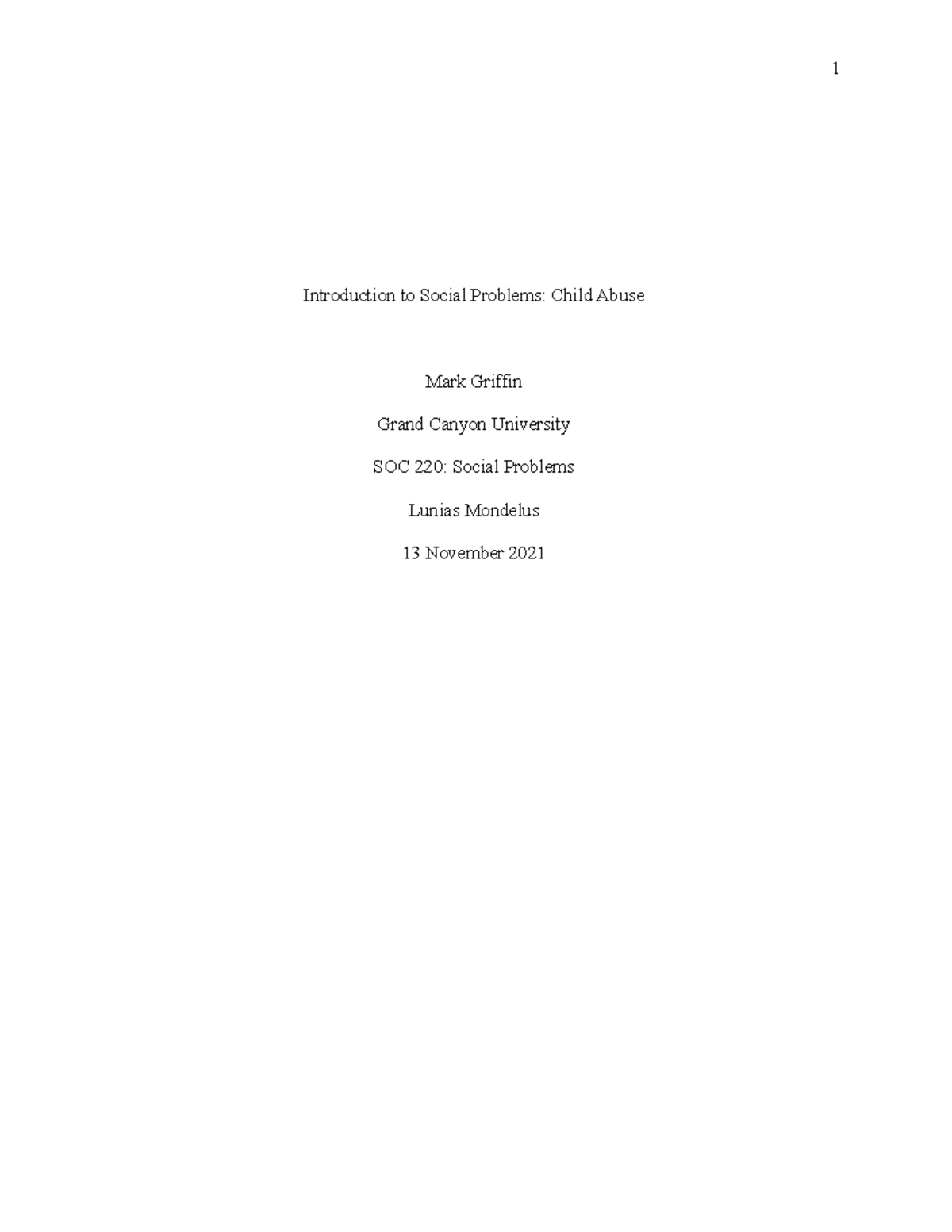 Introduction to Social Problems - However, problems that impact large ...