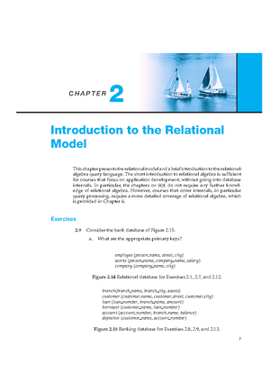 Answer to Database System Concepts - C H A P T E R 15 Concurrency Control This chapter describes ...