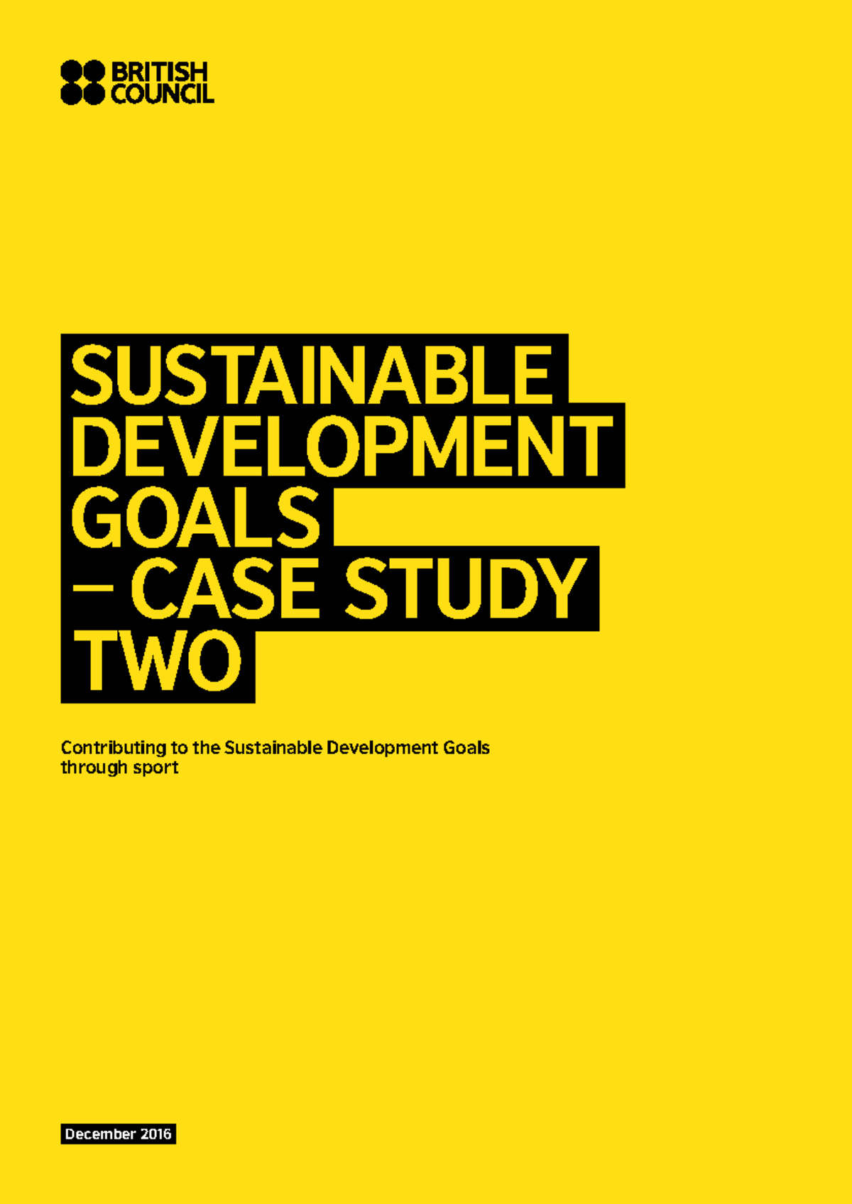 Dosti sdg case study - Management Accouting - December 2016 SUSTAINABLE ...