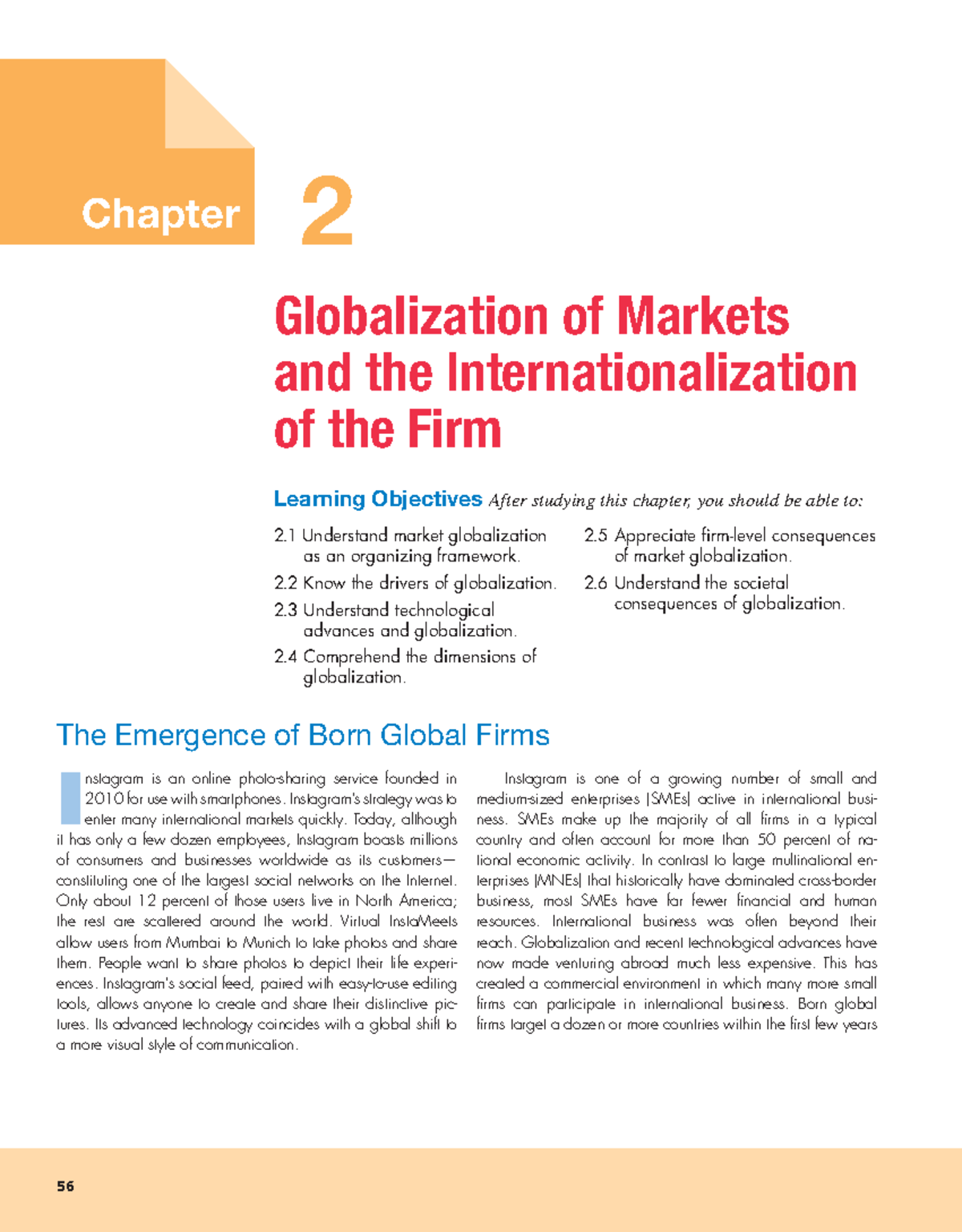 C-2 Globalization of Markets and the Int'l of the Firm - The Emergence ...