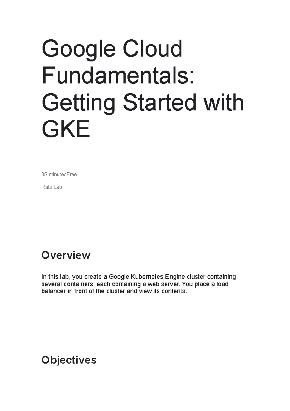 04 Google Cloud Fundamentals - Google Cloud Fundamentals: Getting ...