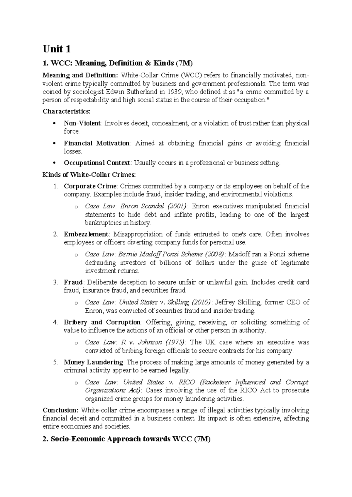 WCC - Notes for all - Unit 1 1. WCC: Meaning, Definition & Kinds (7M ...