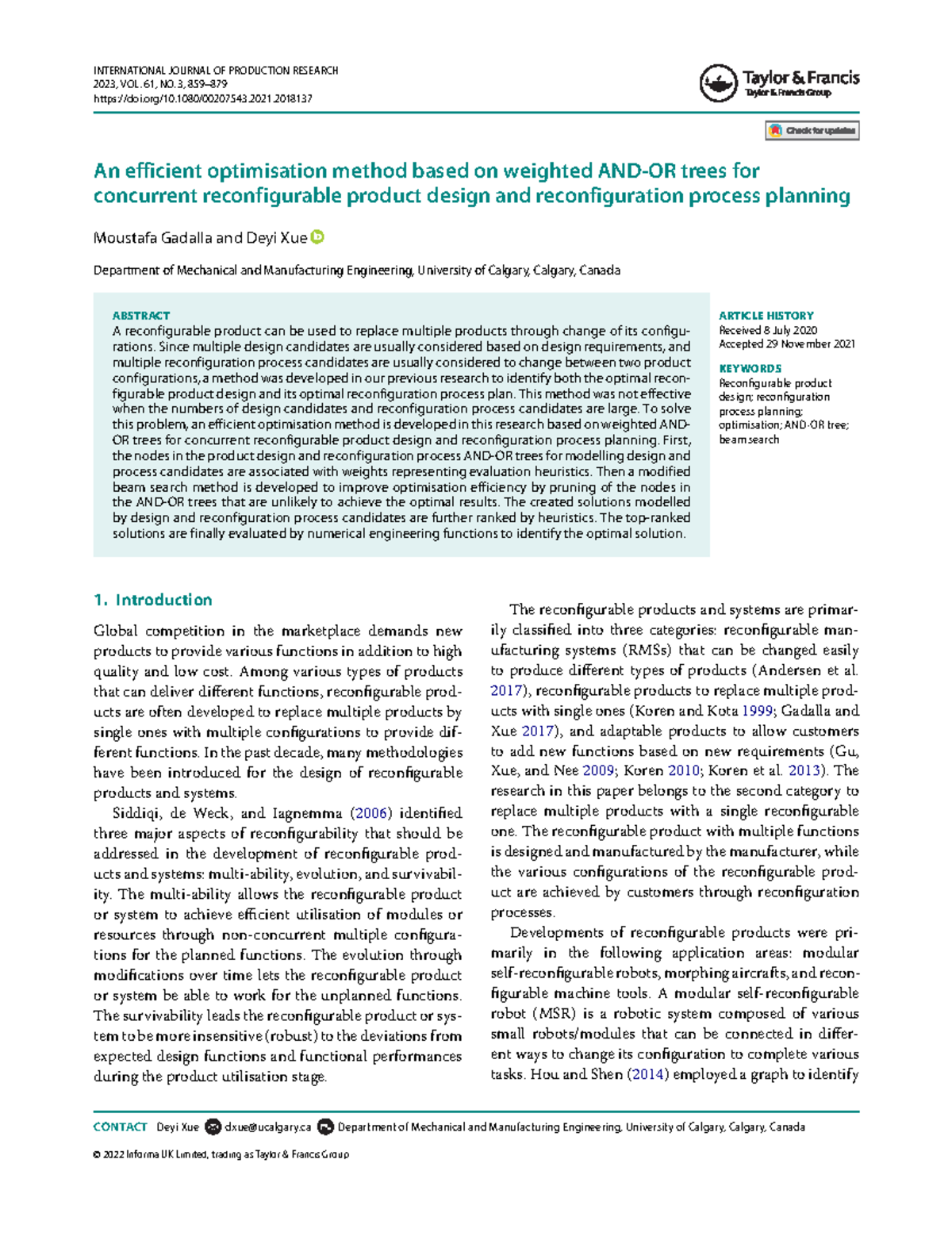 P9 An Efficient Optimisation Method Based On Weighted And Or Trees International Journal Of