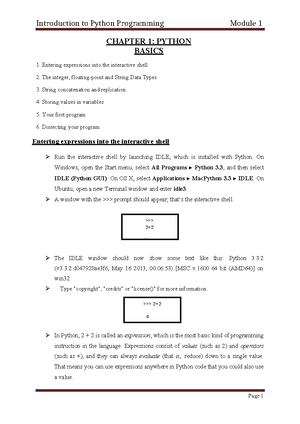 Module 5 notes BPLCK205 B - Module 5 Classes and objects: Programmer ...