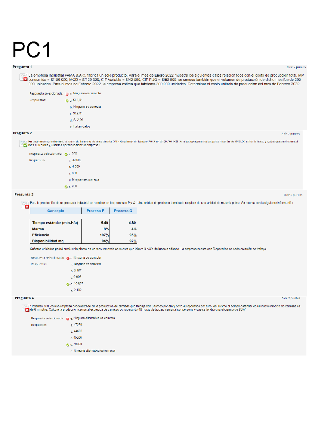 PC1 y PC2 - costeo de operaciones - PC PC PC - Studocu