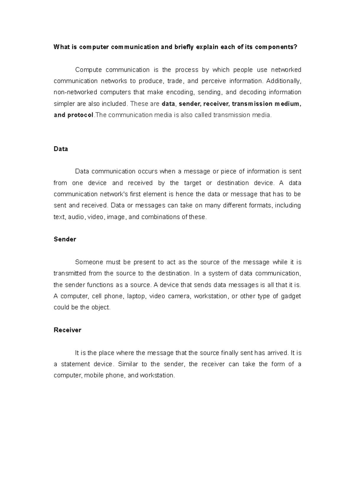 Computer communication - Additionally, non-networked computers that ...