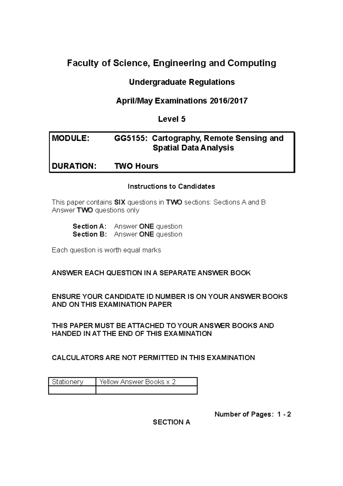 Exam 28 April 2017, questions - Faculty of Science, Engineering and ...