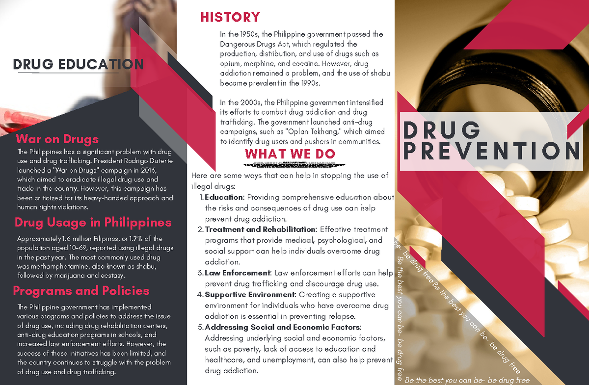 Drug Prevention and Drug Education - Be the best you can be- be drug ...