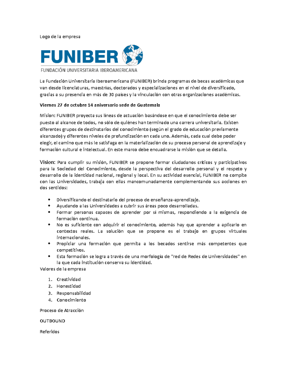 Emily Marroquin parte de la presentacion PTH - Logo de la empresa La ...