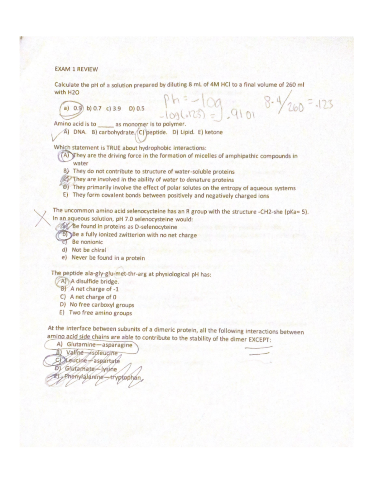 EXAM 1 Practice Exam - BIOL 483 - Studocu