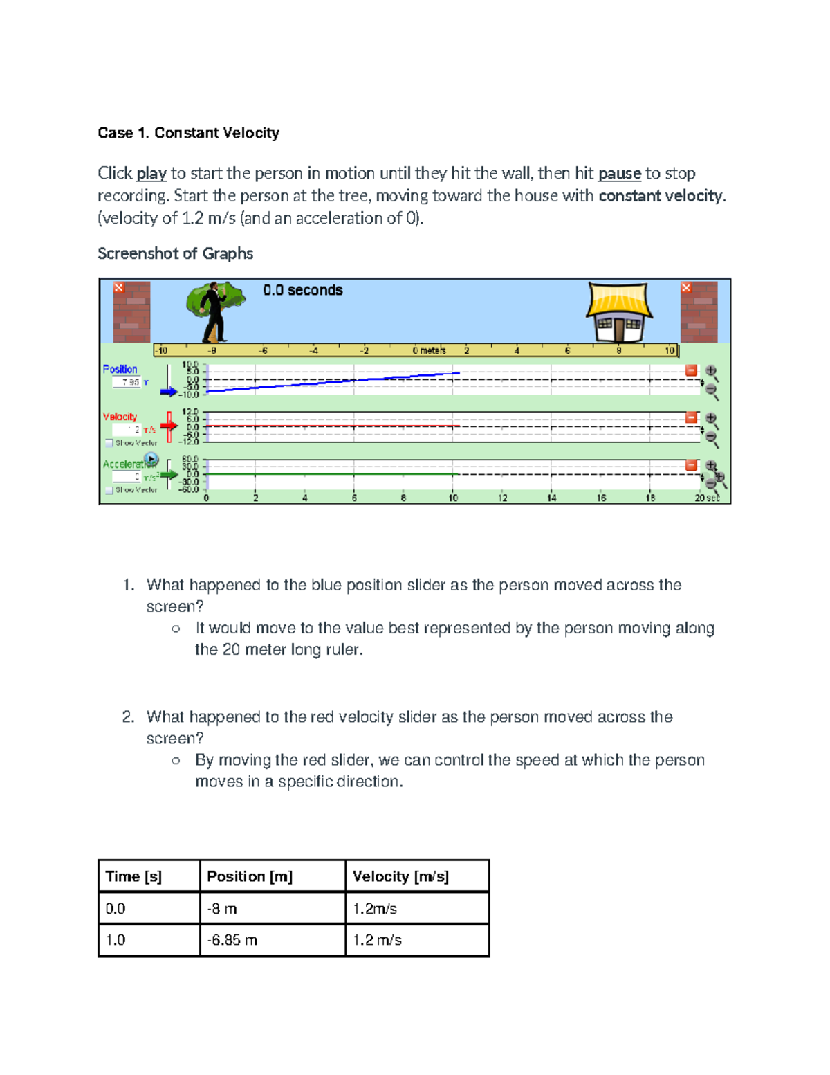 Copy of Phys121 Lab 2 - Lab from Physics Lab Prof. Cruz - Case 1 ...