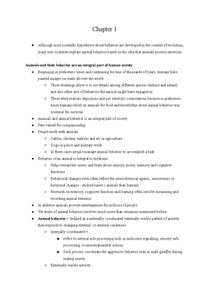 BIOC54 Post TT1 Notes - Kamini Persaud - ####### 1 ####### 1 Systems ...