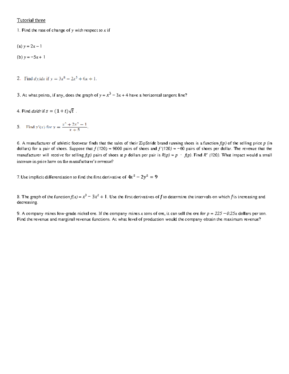 2 Tutorial Three INTRODUCTION TO FINANCIAL ACCOUTNING Tutorial Three 2-tutorial-three-introduction-to-financial-accoutning-tutorial-three