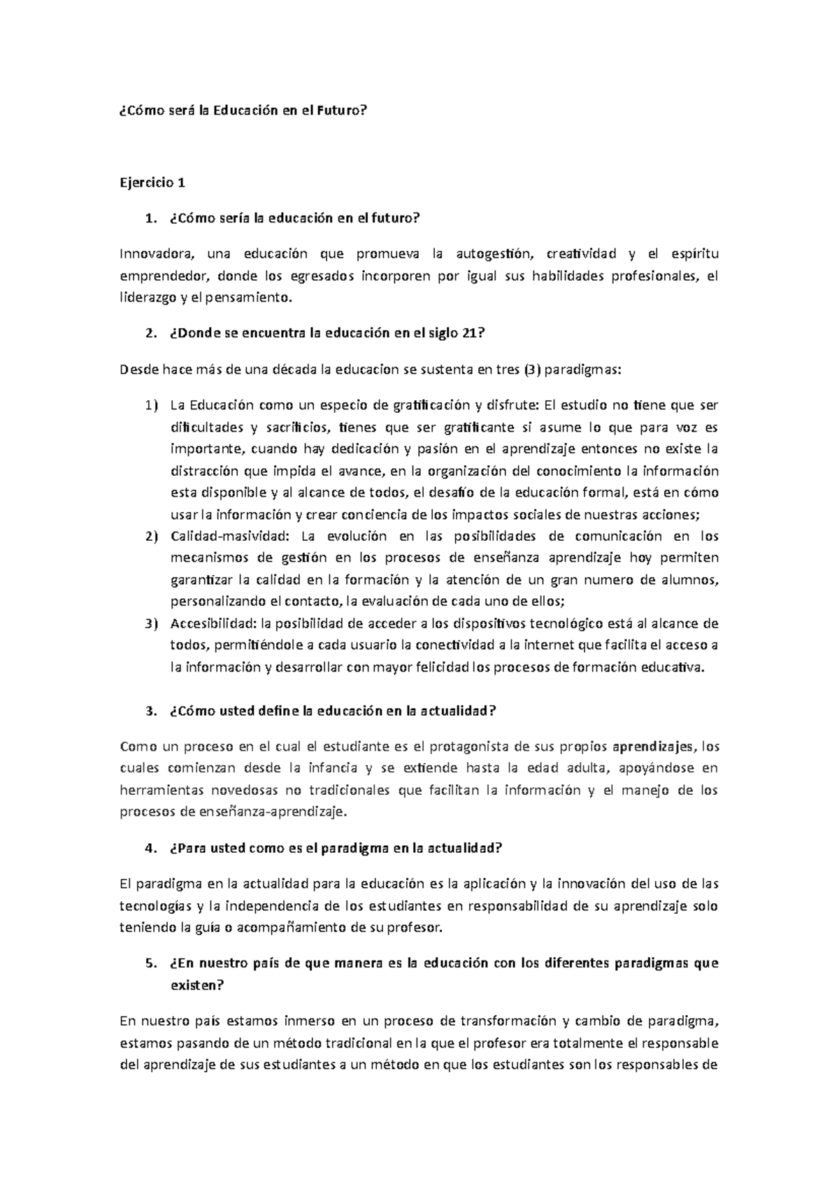 Cómo será la Educación en el Futuro - ¿Cómo será la Educación en el ...