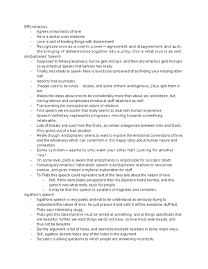 Notes 2 - Aristophanes - About strepsiades who wants to get sophistic ...