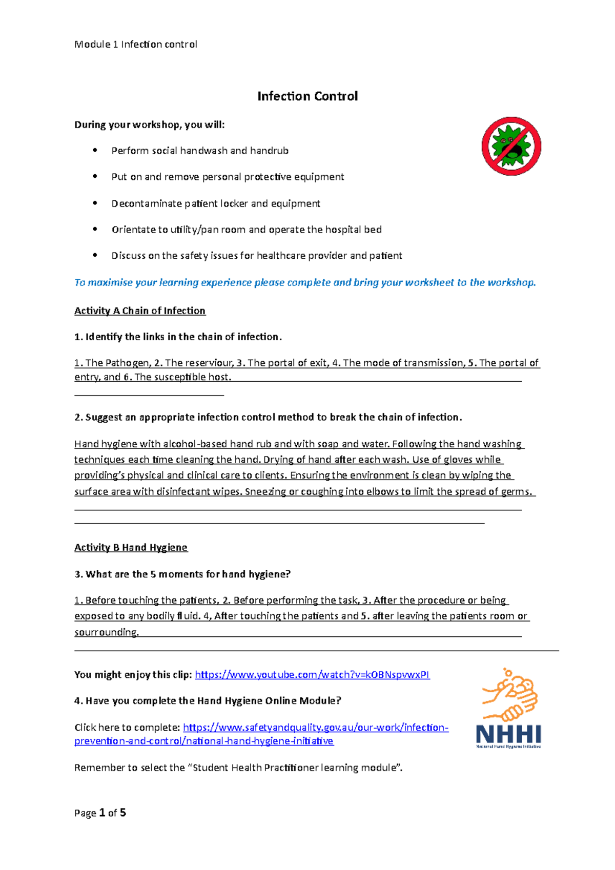 IAP Day 2 worksheet 3 - Clear Classroom Assignment help. Used as a ...