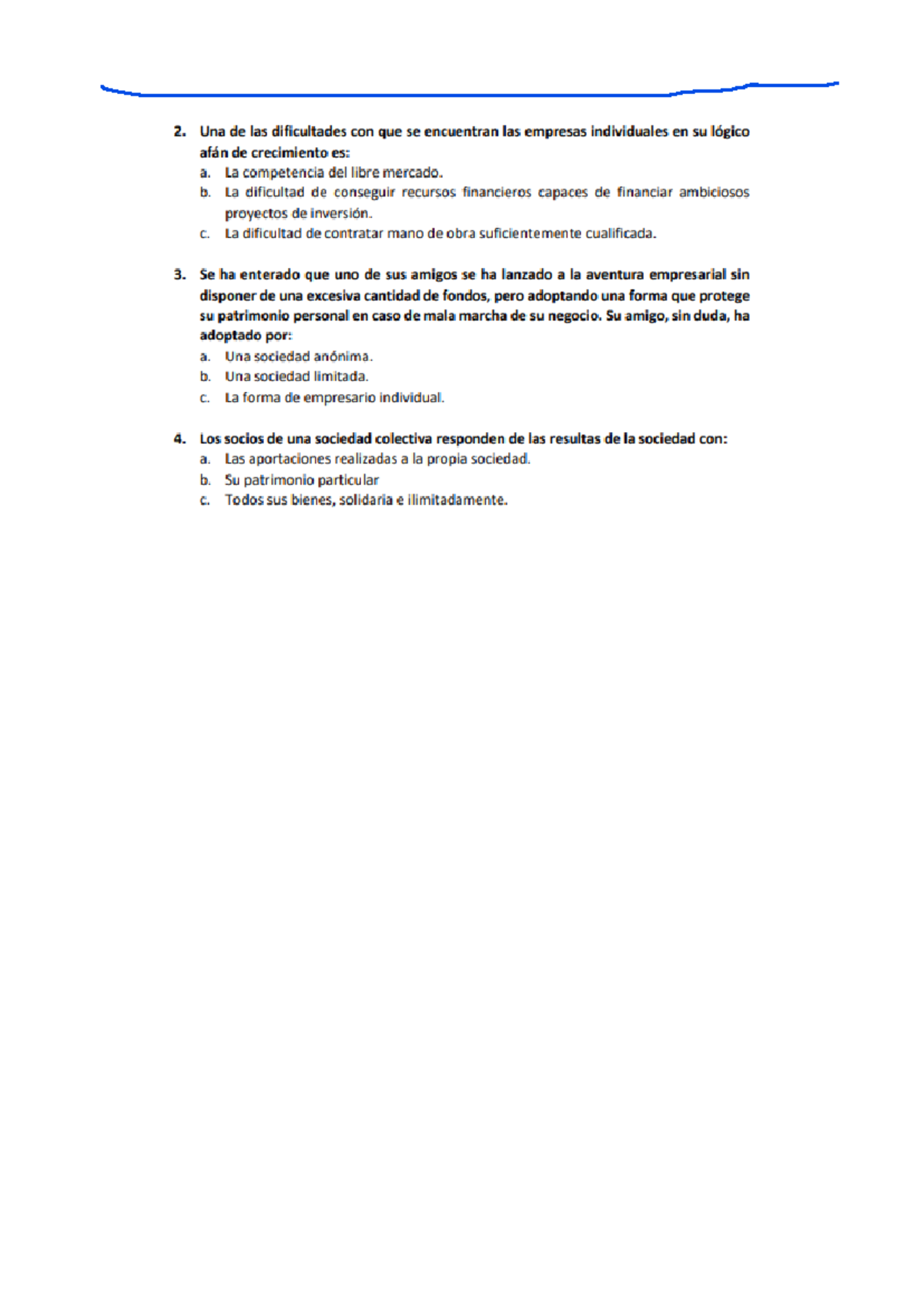 Eco2 - test - 2. Una de las dificultades con que se encuentran las ...