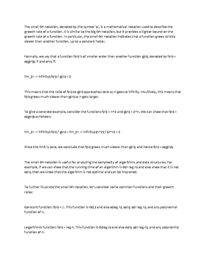 Small Omega - It represents the smallest possible amount of time ...