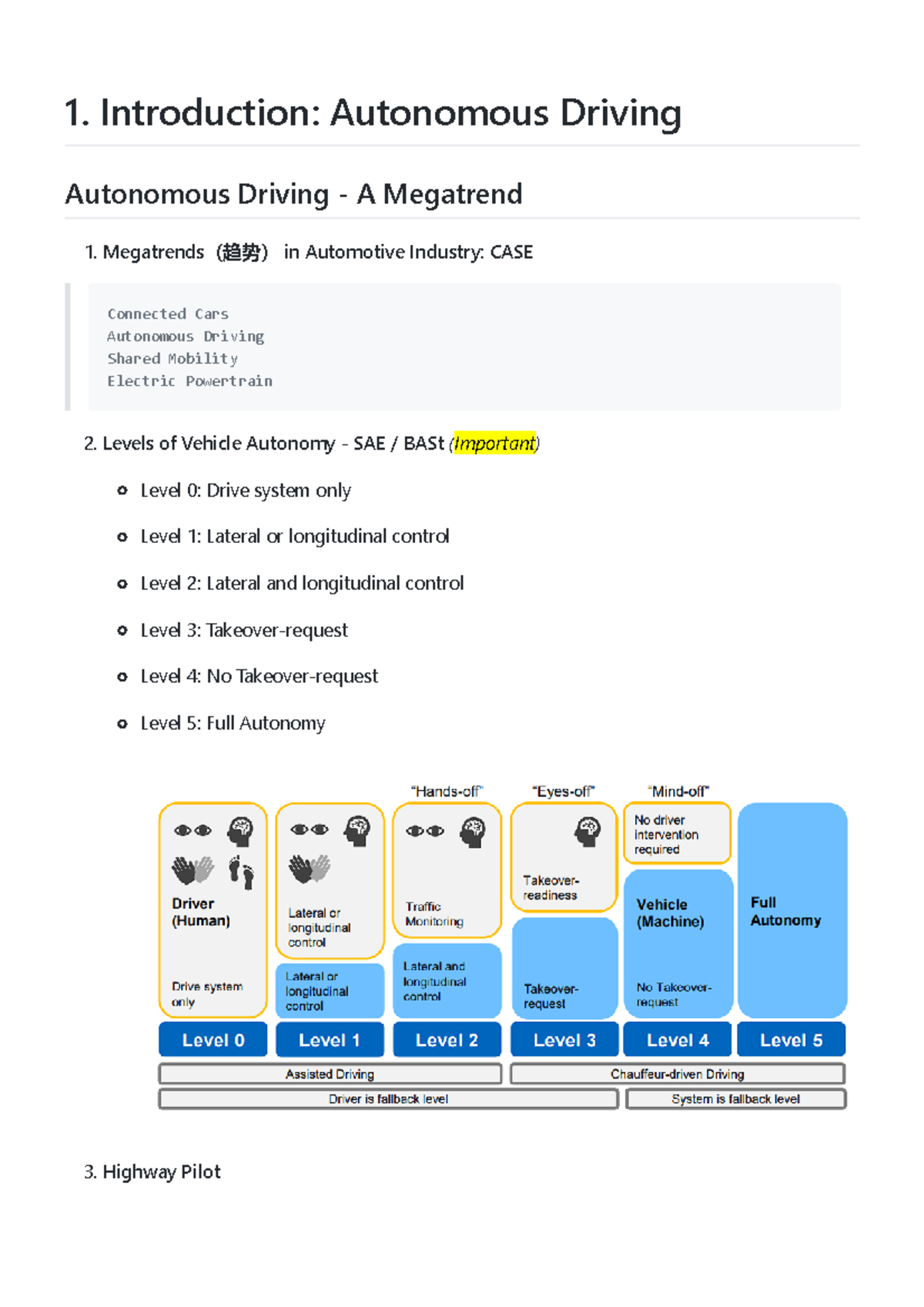 ADSE-Introduction - 1. Introduction: Autonomous Driving Autonomous ...