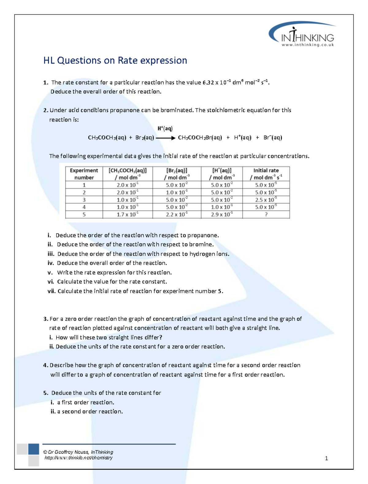 6 - work - 1 © Dr Geoffrey Neuss, InThinking thinkib/chemistry HL ...