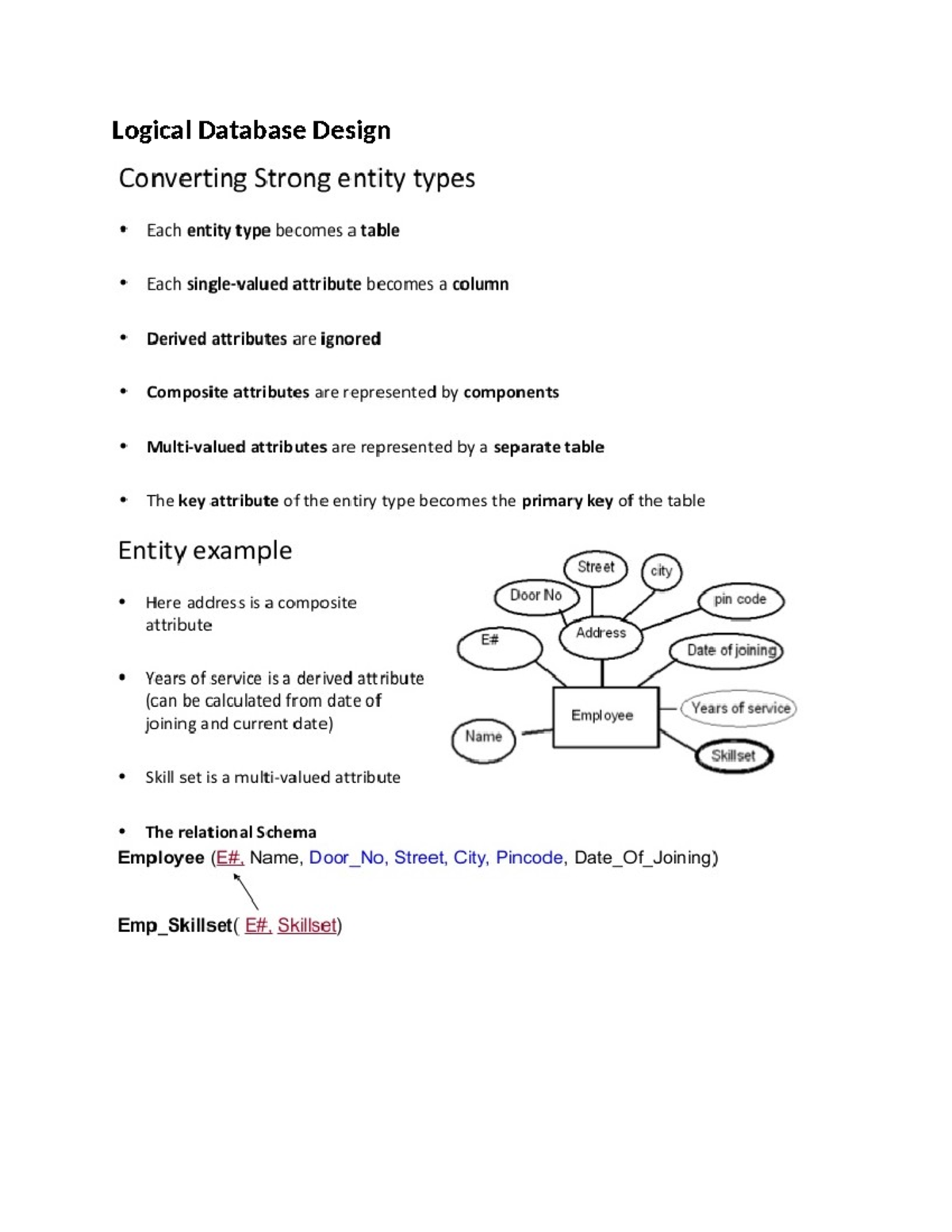 Logical Database Design - Database Systems - Studocu
