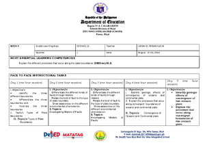 Activity Plotting THE PAR - NAME: ____________________ GRADE AND ...