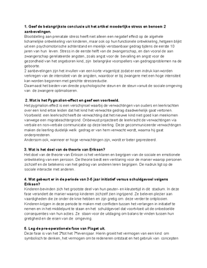 Paper Ontwikkelingspsychopathologie - Voorblad paper Dit formulier moet ...