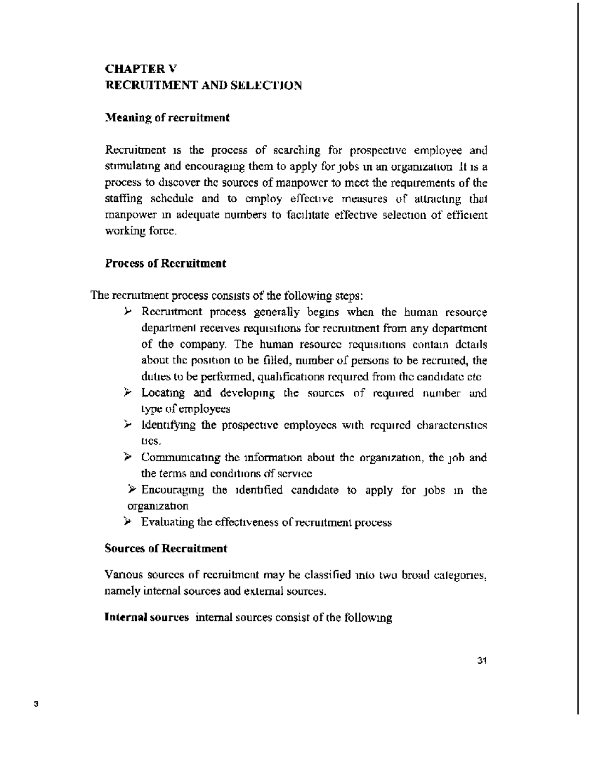 Recruitment and Selection - Human Resource Management - Studocu