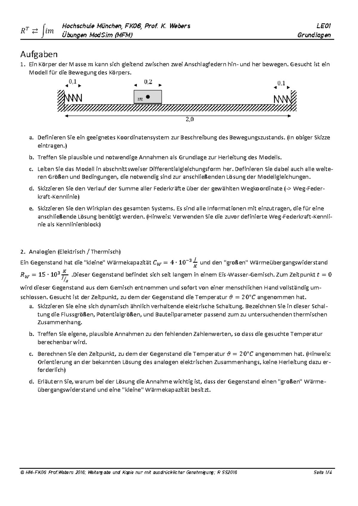 Mod Sim MFM 01 Uebung - Warning: TT: undefined function: 32 Warning: TT: undefined function: 32 ...